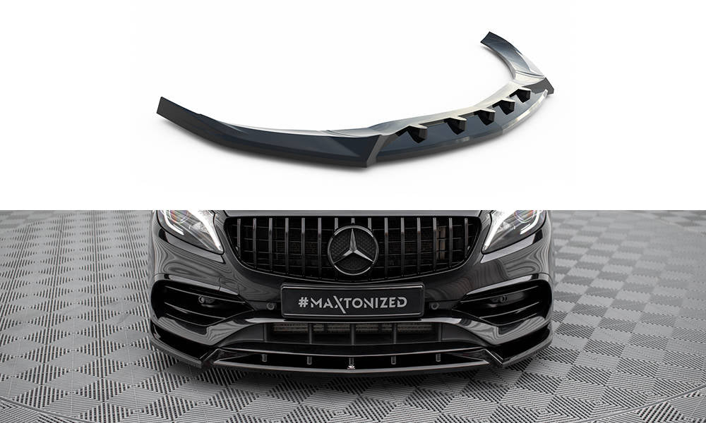 Maxton Design - Front Splitter V.2 Mercedes Benz A-Class AMG-Line W176 ...