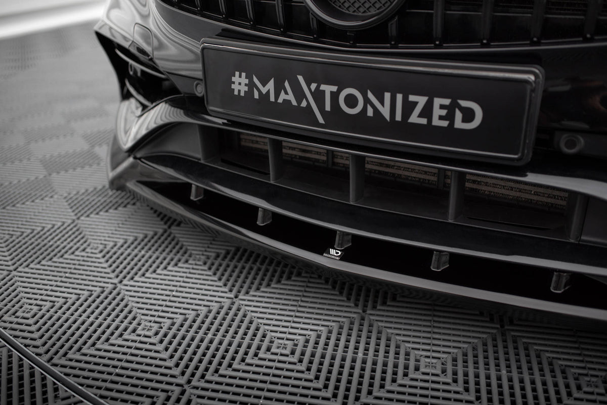 Maxton Design - Front Splitter V.2 Mercedes Benz A-Class AMG-Line W176 ...