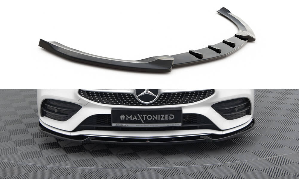 Maxton Design - Front Splitter V.2 Mercedes Benz CLA35 AMG / AMG-Line ...