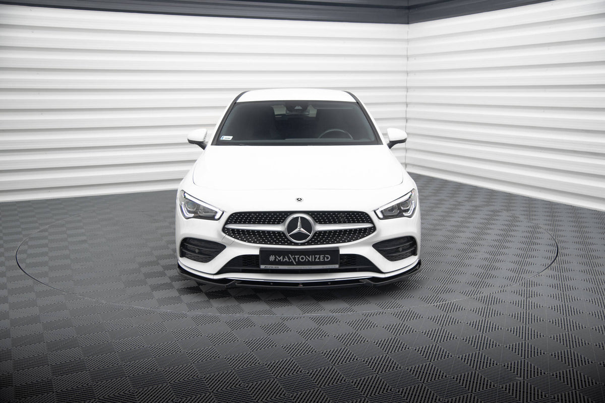Maxton Design - Front Splitter V.2 Mercedes Benz CLA35 AMG / AMG-Line ...