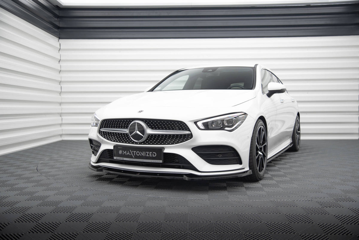 Maxton Design - Front Splitter V.2 Mercedes Benz CLA35 AMG / AMG-Line ...