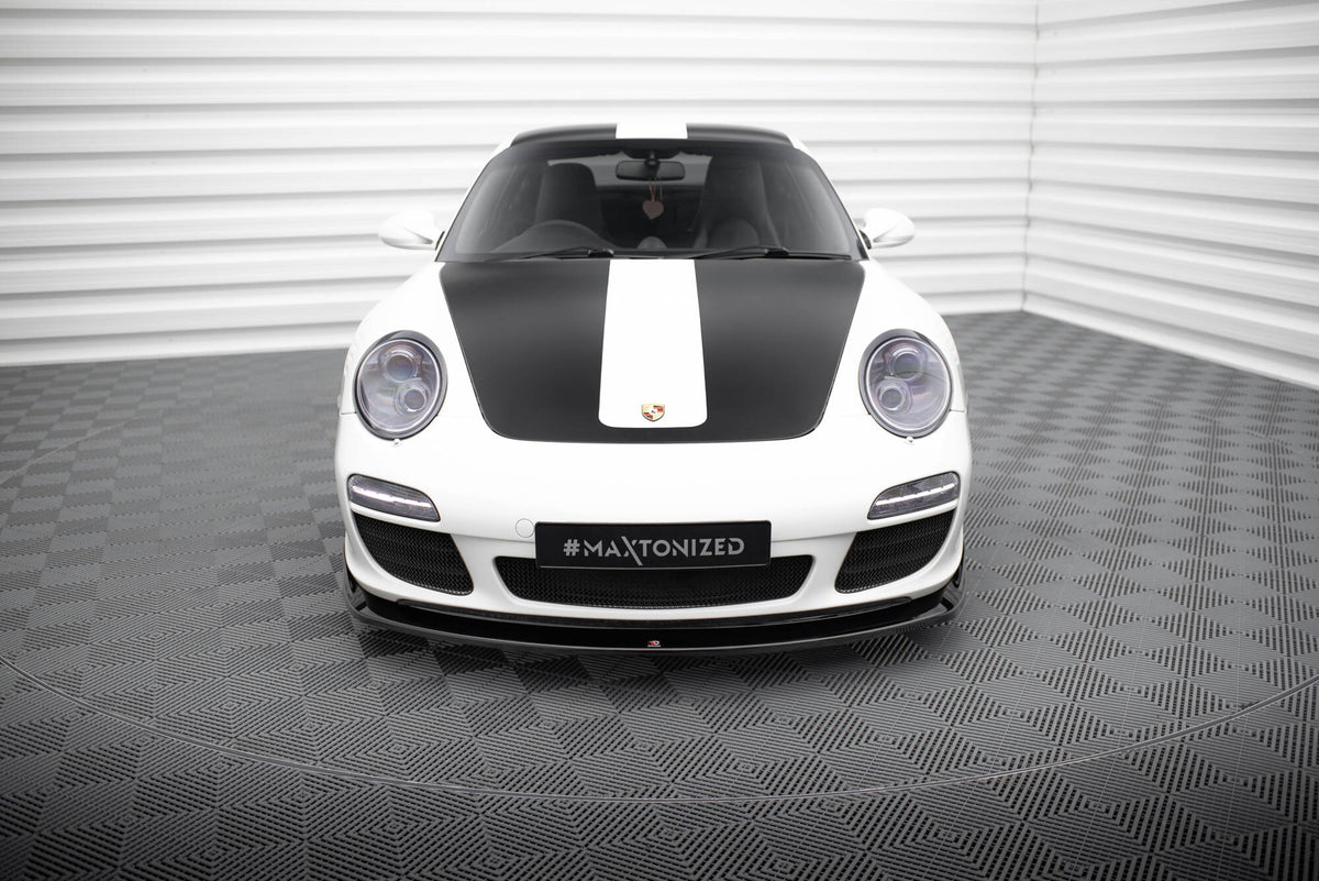 Maxton Design - Front Splitter V.2 Porsche 997 Carrera (Facelift ...