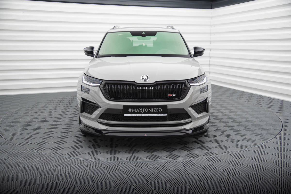 Maxton Design - Front Splitter V.2 Skoda Kodiaq RS MK1 (Facelift ...