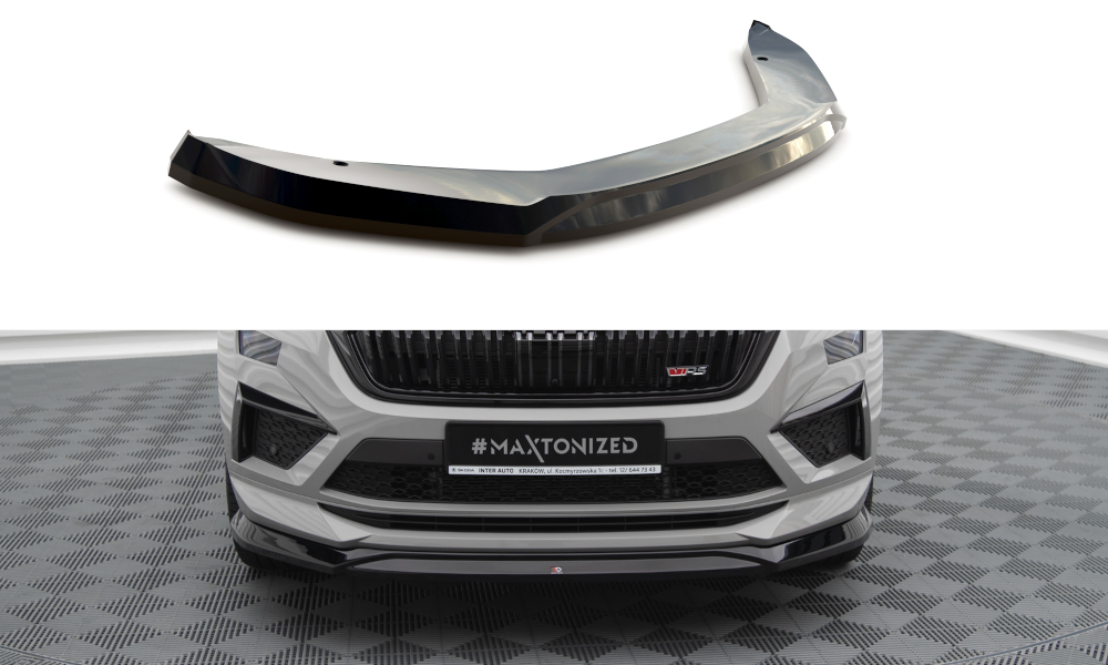 Maxton Design - Front Splitter V.2 Skoda Kodiaq RS MK1 (Facelift ...