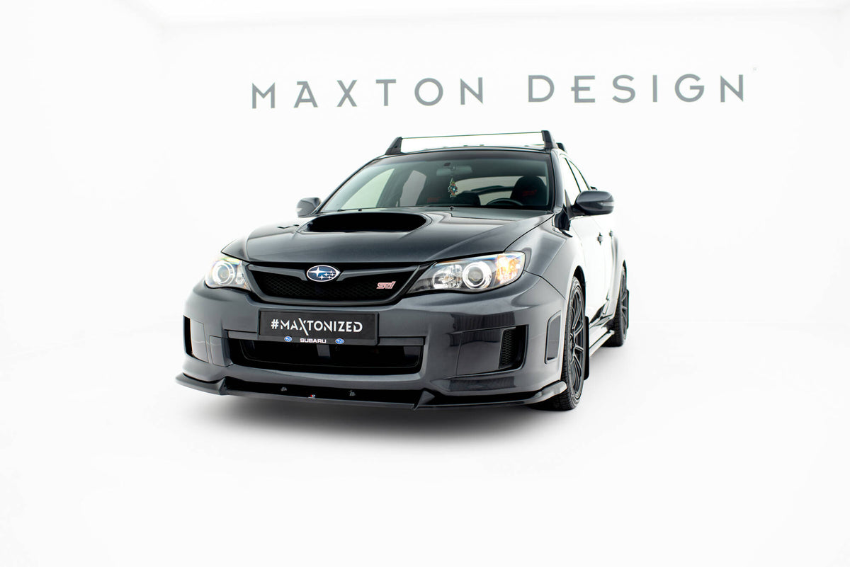 Maxton Design - Front Splitter V.2 Subaru Impreza WRX STI MK3 (Facelift ...