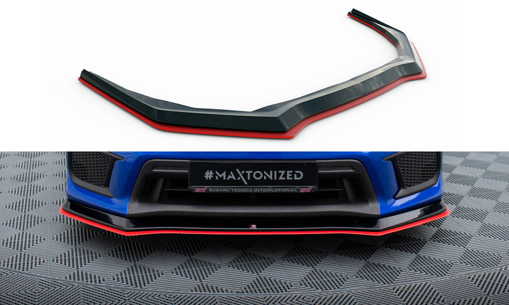 Maxton Design - Front Splitter V.2 Subaru WRX-STI MK4 (Facelift ...