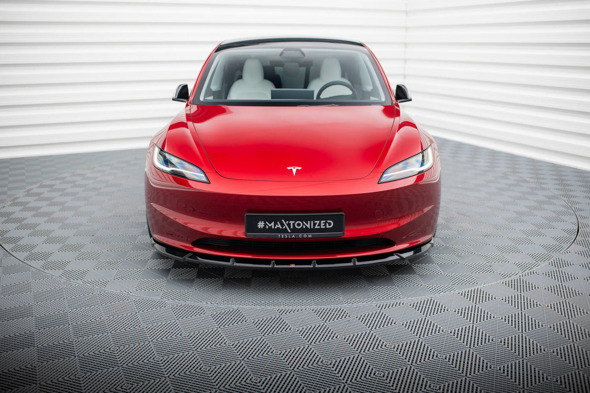Maxton Design - Front Splitter V.2 Tesla Model 3 Project Highland ...