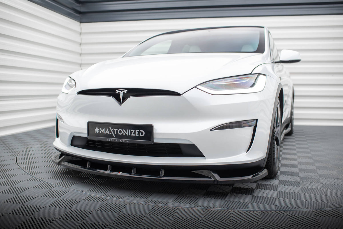 Maxton Design - Front Splitter V.2 Tesla Model X MK1 (Facelift) | Royal ...