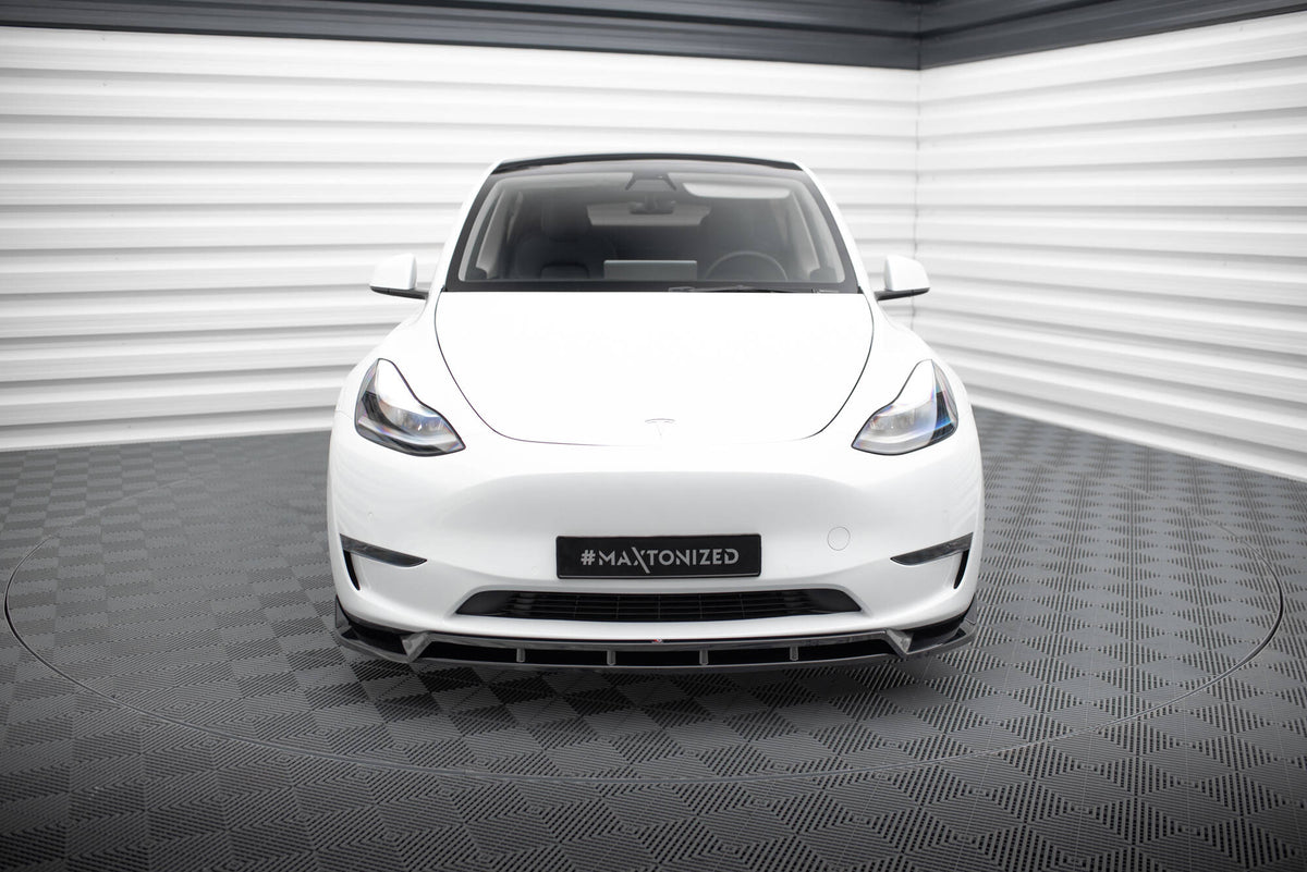 Maxton Design - Front Splitter V.2 Tesla Model Y | Royal Body Kits
