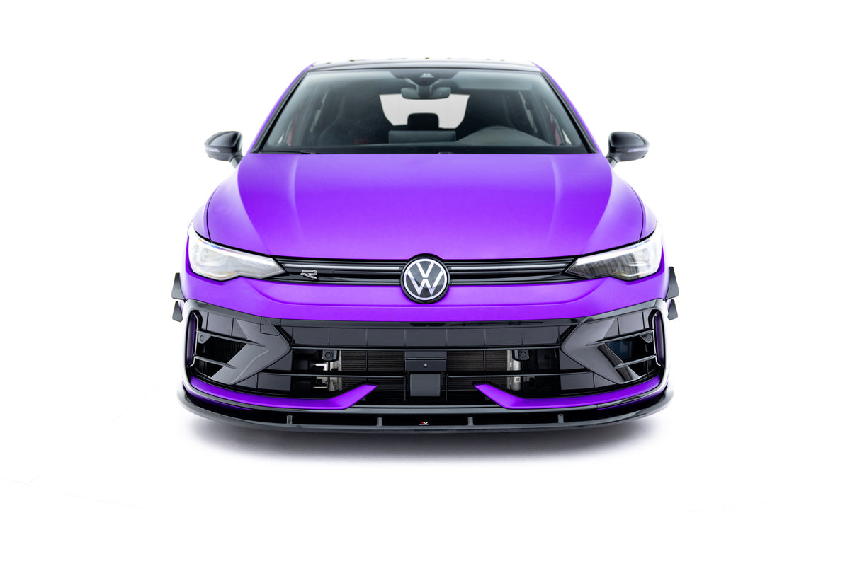 Maxton Design - Front Splitter V.2 Volkswagen Golf R MK8 (Facelift ...