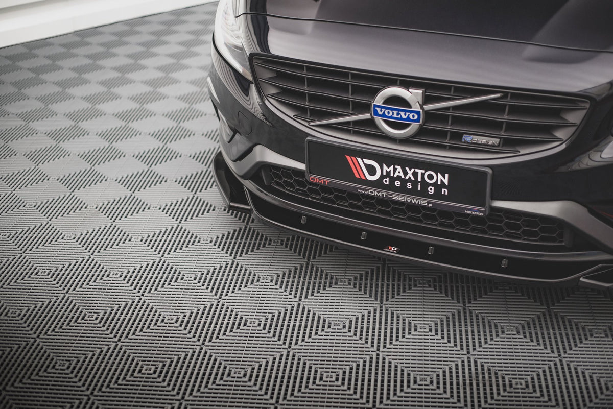 Maxton Design - Front Splitter V.2 Volvo S60 R-Design MK2 (Facelift ...