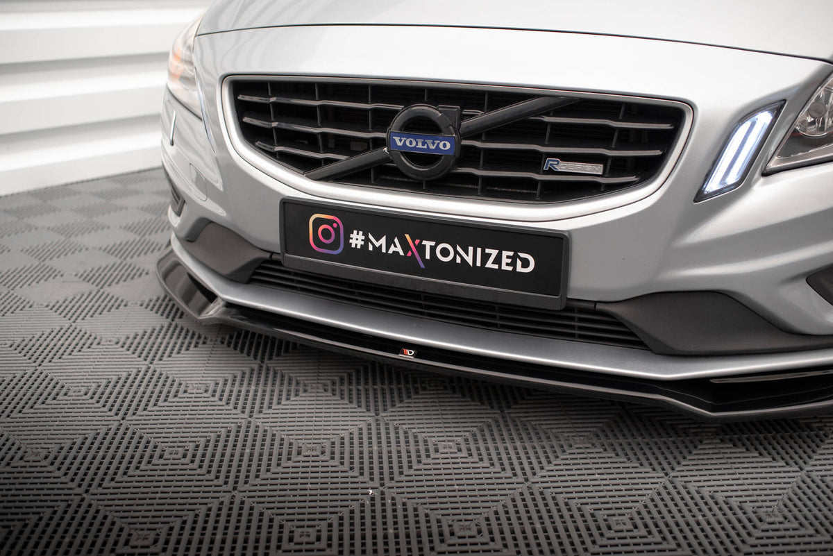 Maxton Design - Front Splitter V.2 Volvo S60 R-Design MK2 | Royal Body Kits