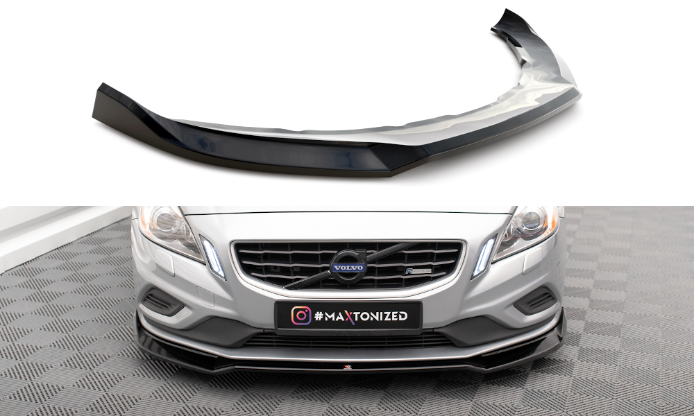 Maxton Design - Front Splitter V.2 Volvo S60 R-Design MK2 | Royal Body Kits