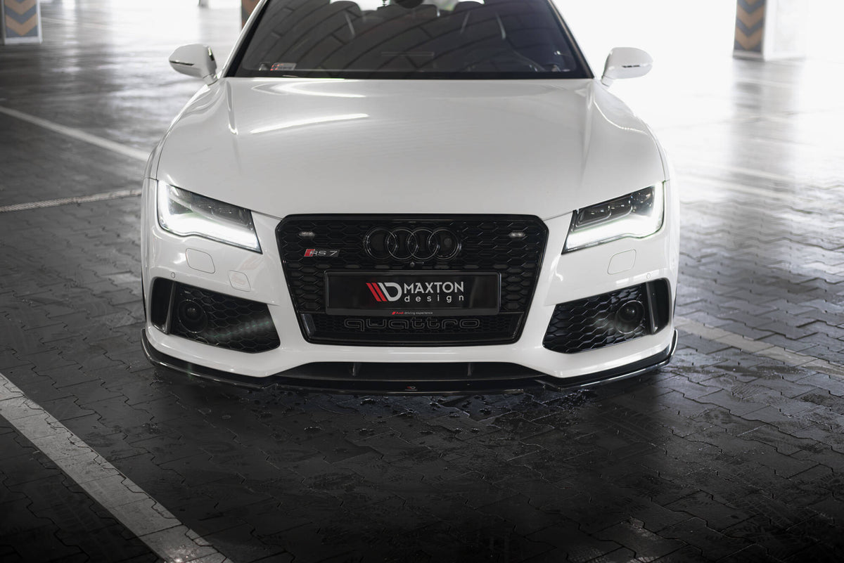 Maxton Design - Front Splitter V.3 Audi RS7 C7 (Facelift) - AU-RS7-1F-FD3G