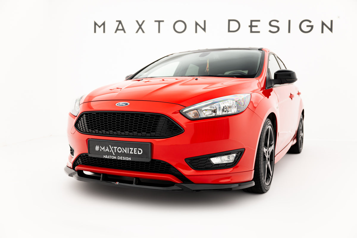 Maxton Design - Front Splitter V.3 Ford Focus ST-Line MK3 (Facelift ...