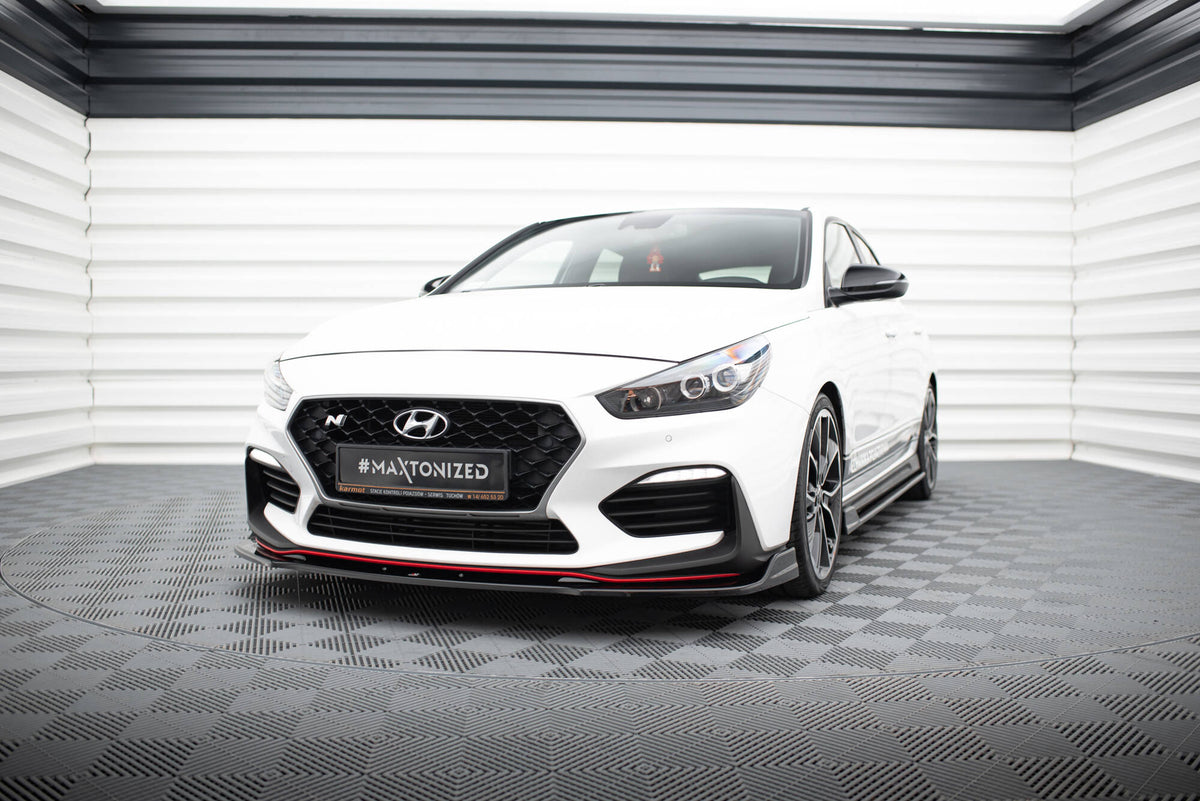 Maxton Design - Front Splitter V.3 Hyundai I30N MK3 Hatchback ...