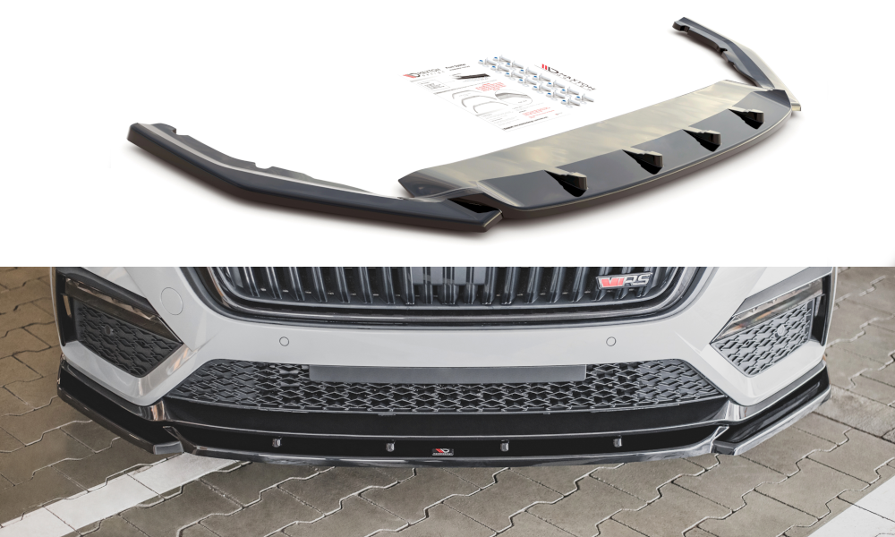 Maxton Design - Front Splitter V.3 Skoda Octavia RS MK4 | Royal Body Kits