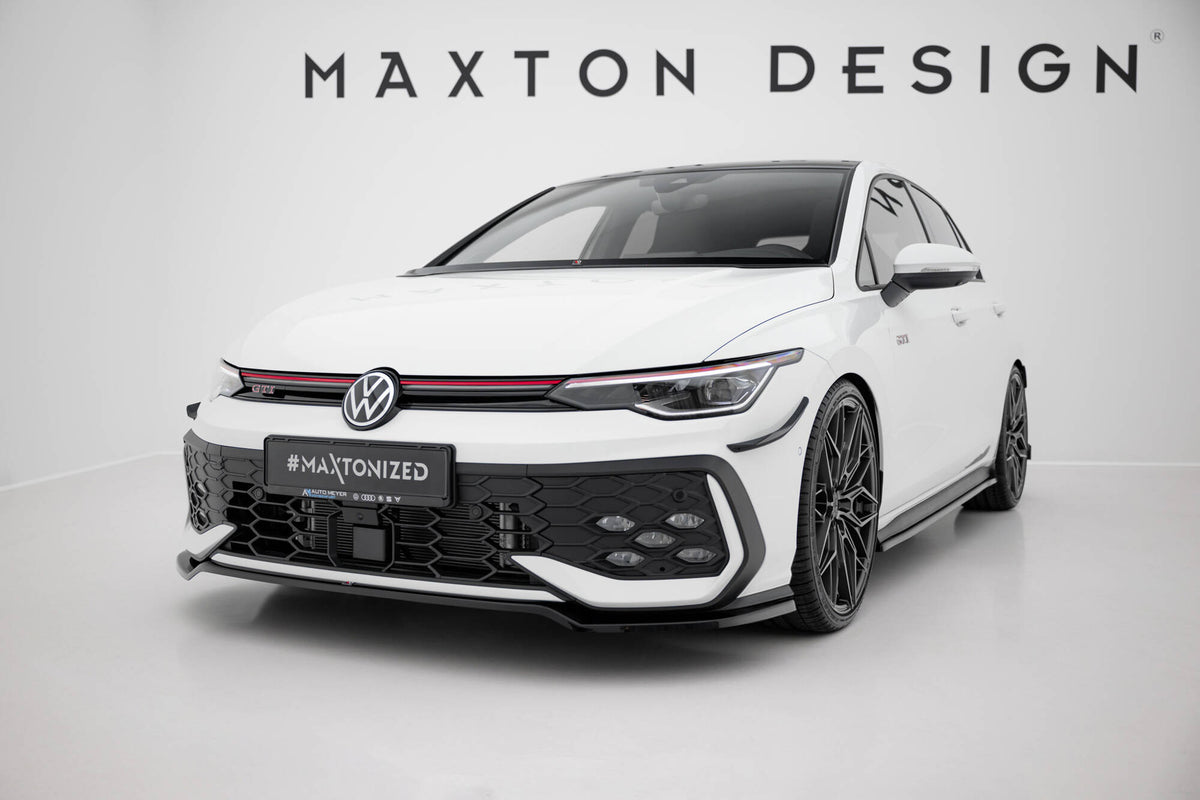 Maxton Design - Front Splitter V.3 Volkswagen Golf GTI / GTE / R-Line ...