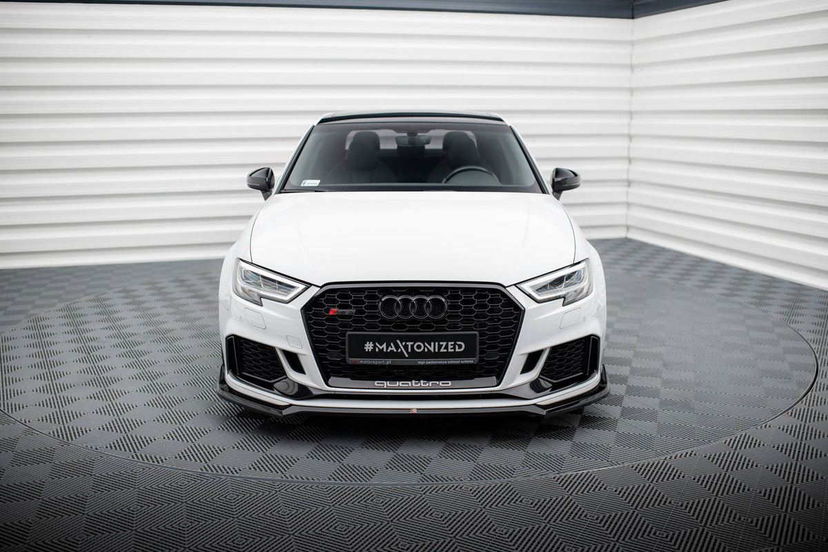 Maxton Design - Front Splitter V.4 Audi RS3 8V Sedan (Facelift) | Royal ...