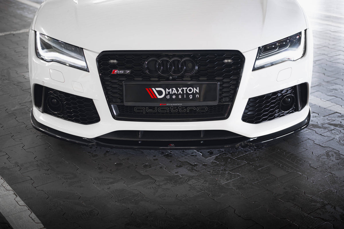 Maxton Design - Front Splitter V.4 Audi RS7 C7 (Facelift) | Royal Body Kits