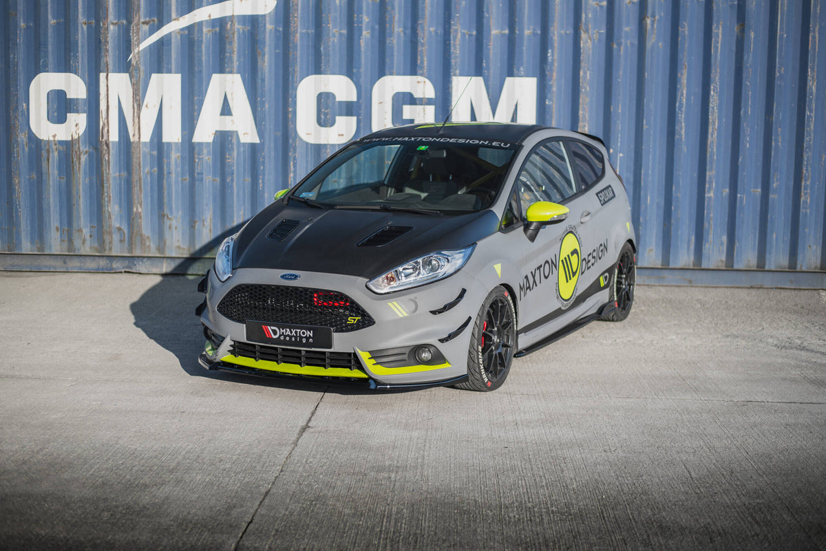 Maxton Design - Front Splitter V.4 Ford Fiesta ST MK7 (Facelift ...