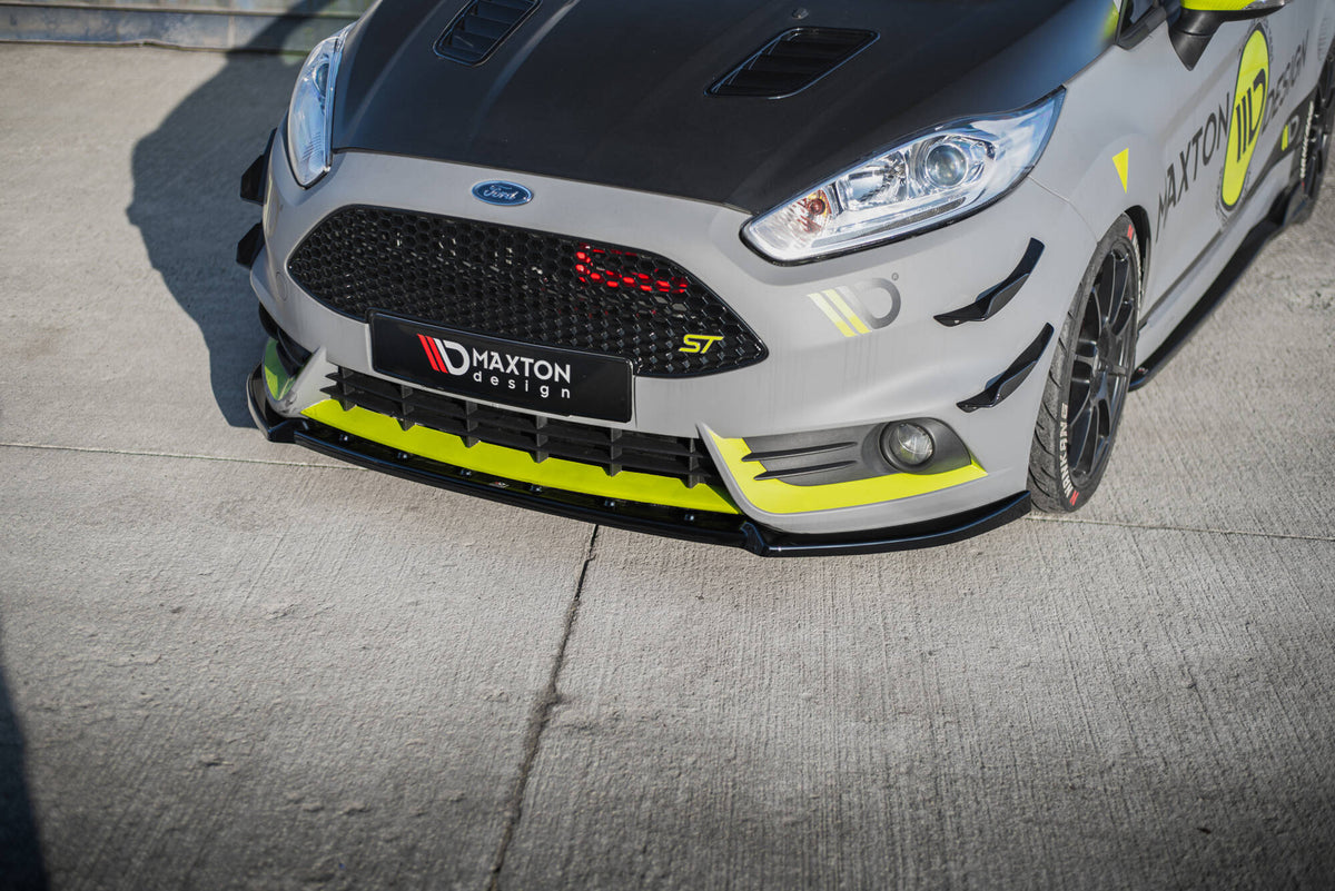 Maxton Design - Front Splitter V.4 Ford Fiesta ST MK7 (Facelift ...
