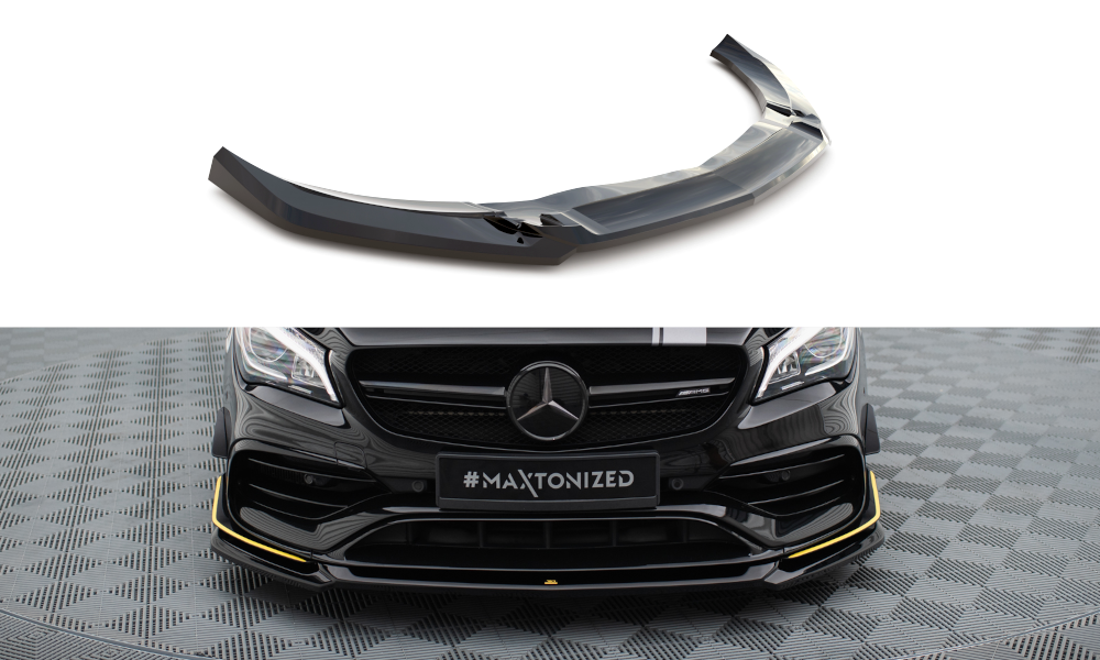 Maxton Design - Front Splitter V.4 Mercedes Benz CLA45 AMG Aero C117 ...