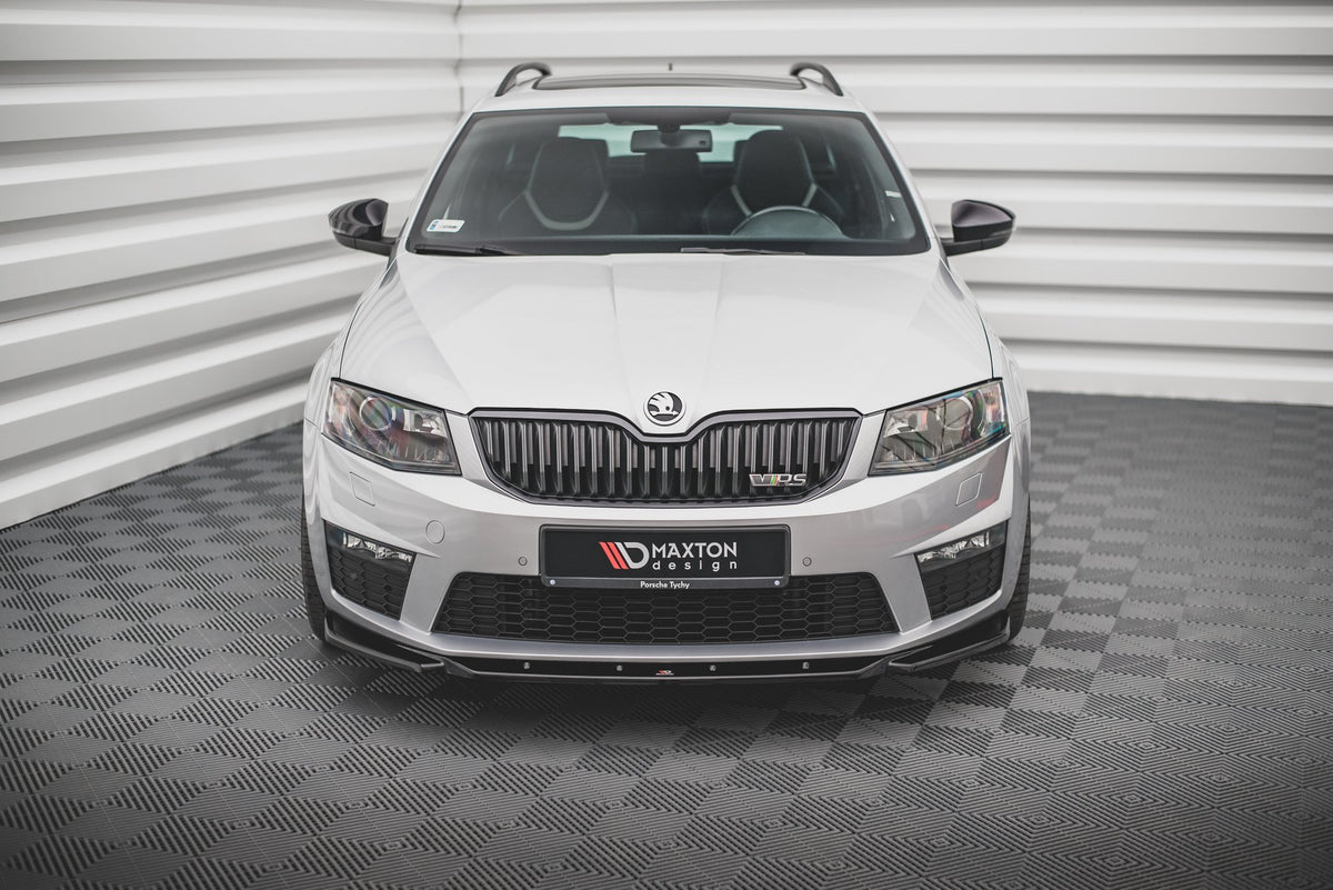 Maxton Design - Front Splitter V.4 Skoda Octavia RS MK3 Hatchback ...