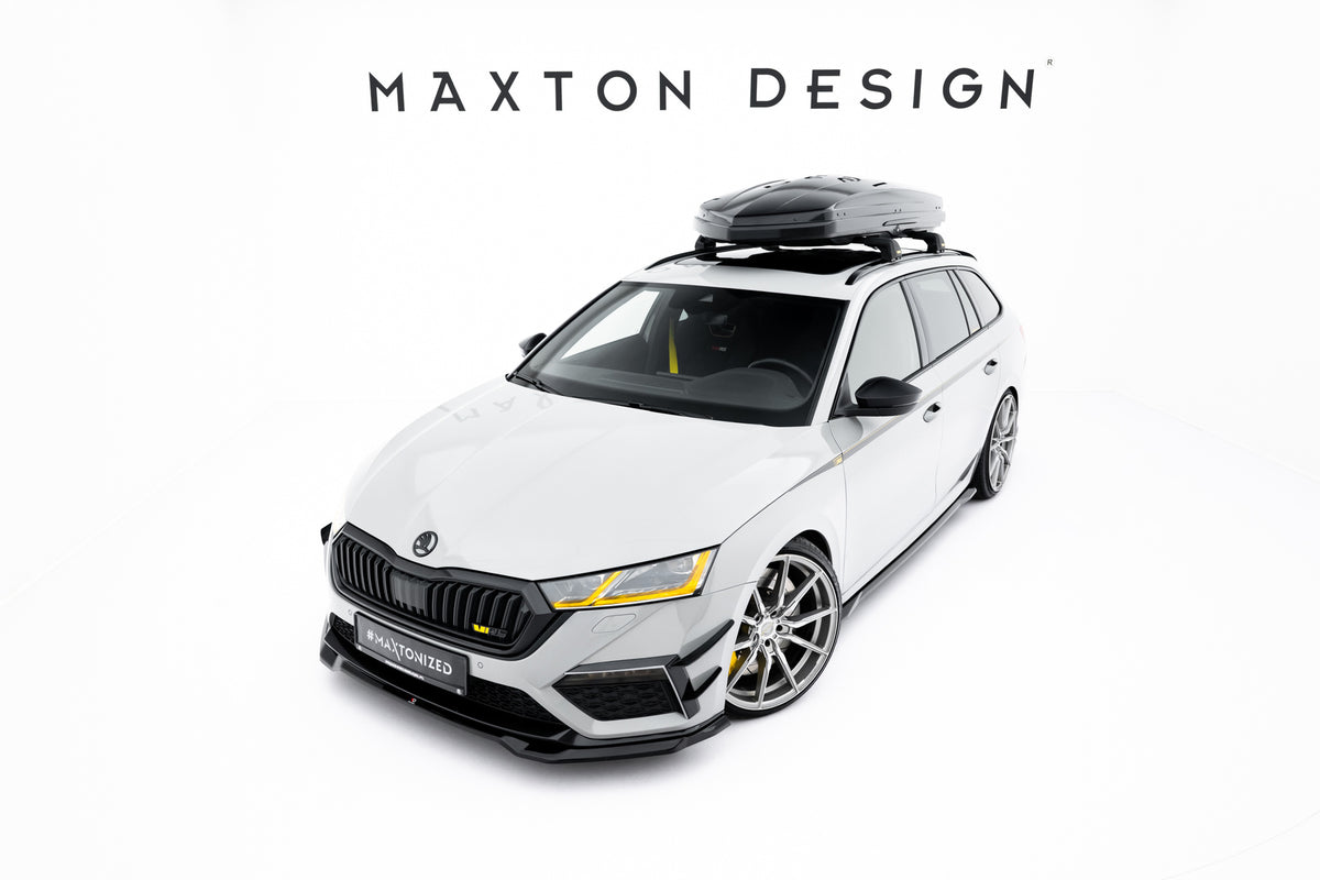 Maxton Design - Front Splitter V.4 Skoda Octavia RS MK4 | Royal Body Kits