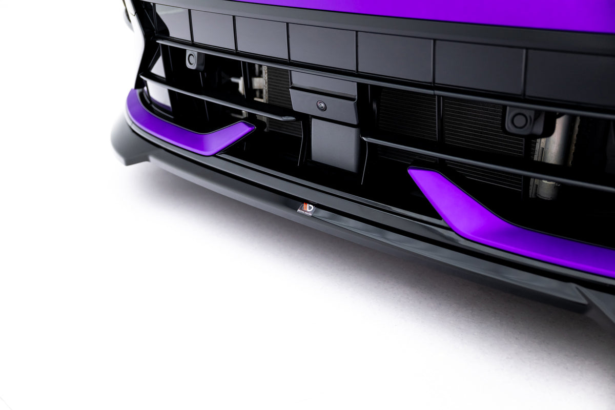 Maxton Design - Front Splitter V.4 Volkswagen Golf R MK8 (Facelift ...