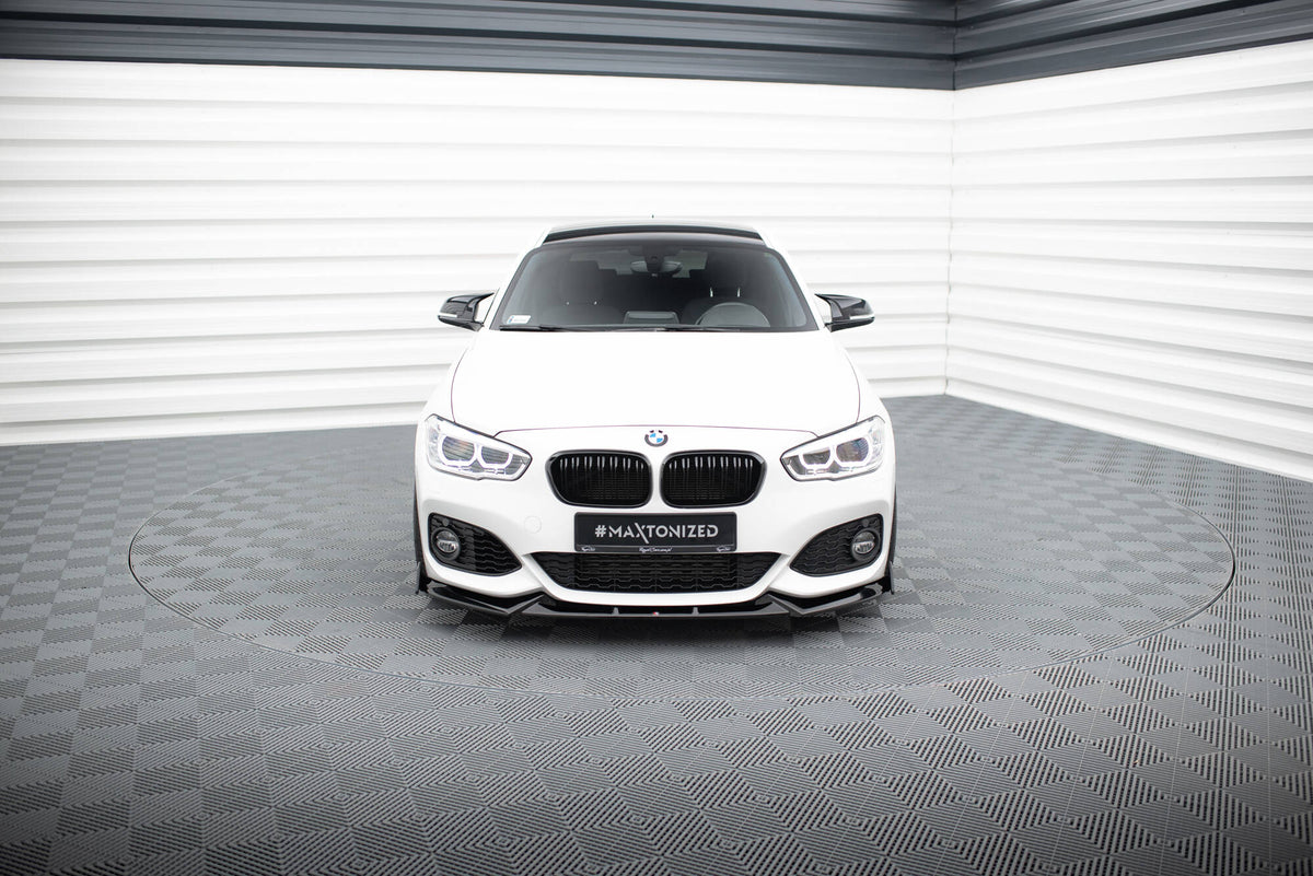 Maxton Design - Front Splitter V.5 + Flaps BMW Series 1 M-Pack / M140i ...