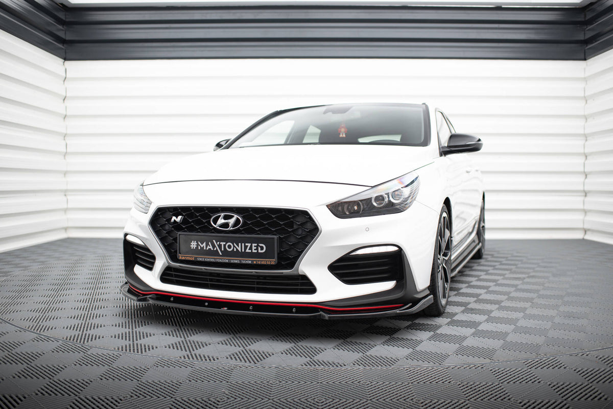 Maxton Design - Front Splitter V.5 Hyundai I30N MK3 Hatchback ...