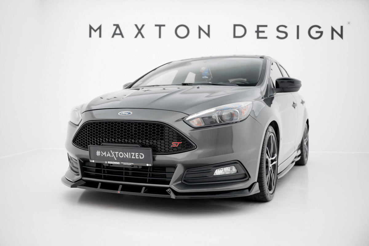 Maxton Design - Front Splitter V.6 Ford Focus ST MK3 (Facelift) | Royal ...