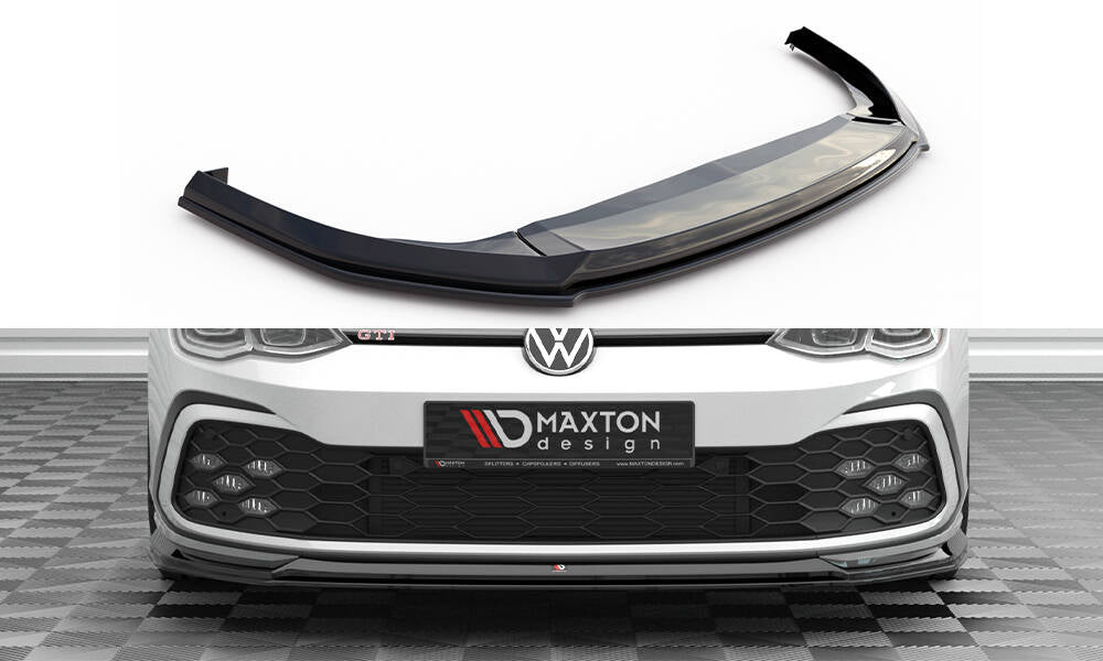 Maxton Design - Front Splitter V.6 Volkswagen Golf GTI / R-Line MK8 ...