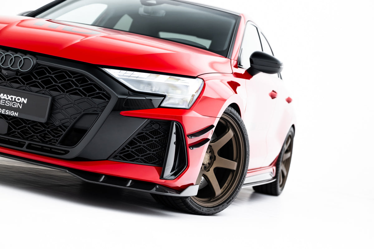 Maxton Design - Carbon Fiber Front Splitter Audi RS3 8Y Sedan (Facelift ...