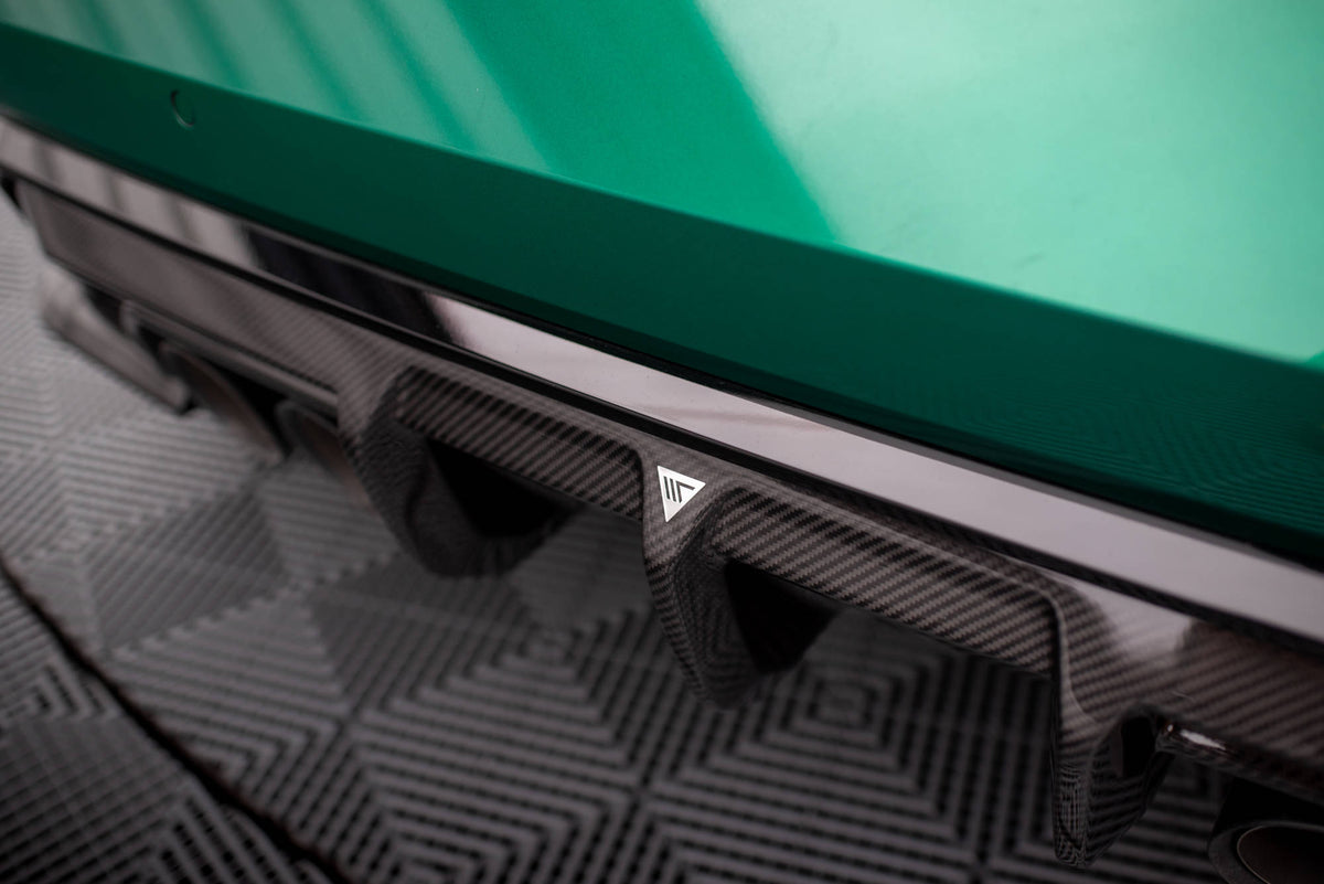 Maxton Design - Carbon Fiber Rear Diffuser BMW M3 Sedan G80 / M3 ...