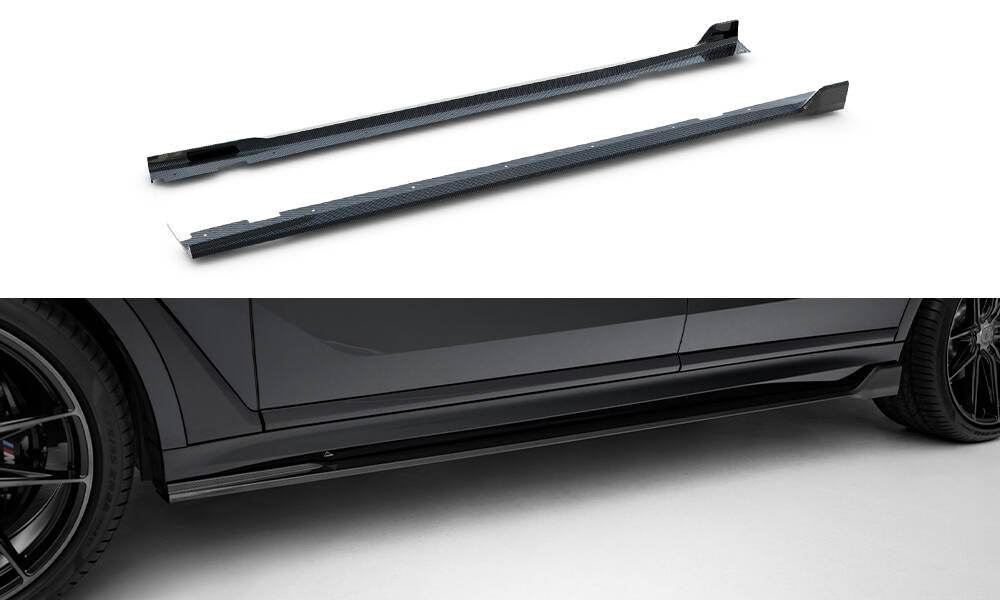 Maxton Design - Carbon Fiber Side Skirts Diffusers BMW X7 M-Pack G07 ...