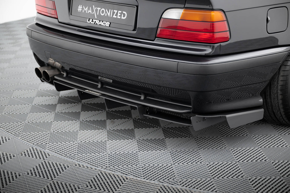 Maxton Design - Rear Diffuser BMW Series 3 M-Pack / M3 E36 Coupe ...