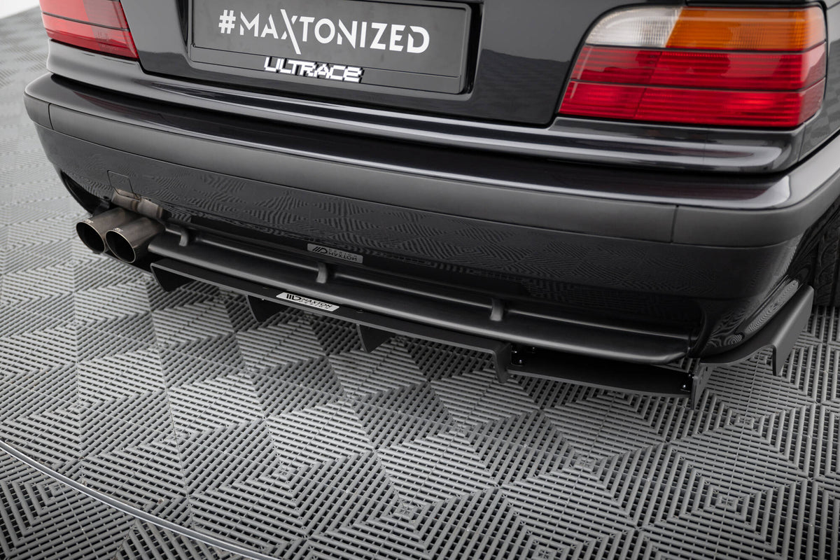 Maxton Design - Rear Diffuser BMW Series 3 M-Pack / M3 E36 Coupe ...