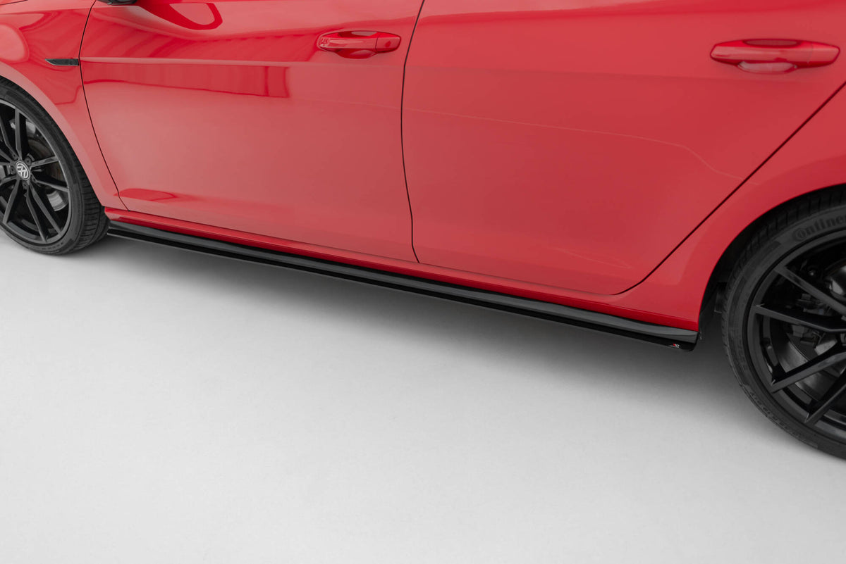 Maxton Design - Racing Side Skirts Diffusers Volkswagen Golf R / R-Line ...