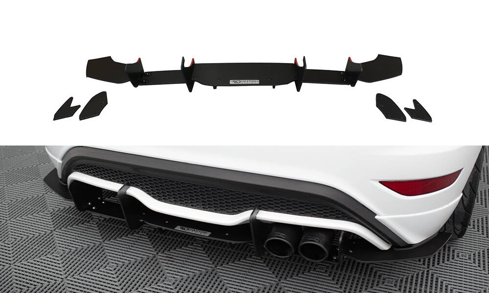 Maxton Design - Rear Diffuser V.2 Ford Fiesta ST MK7 (Facelift) | Royal ...