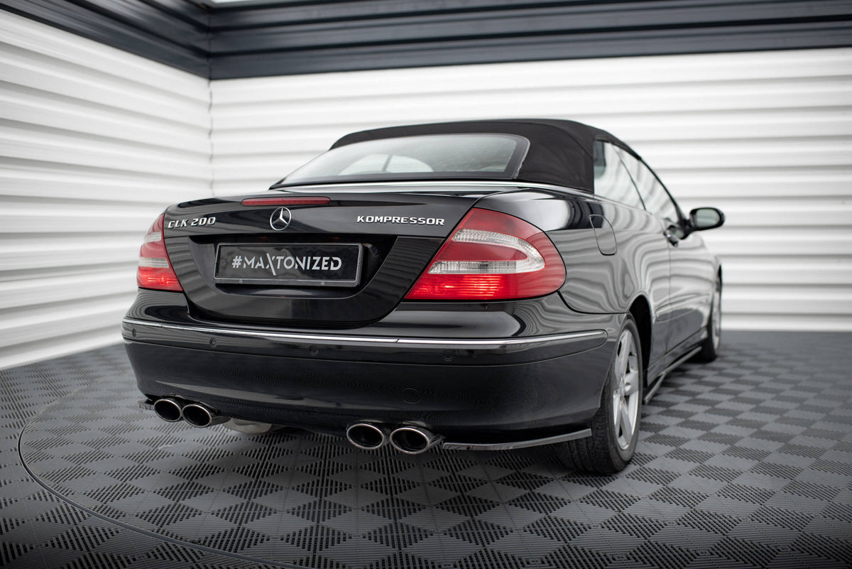 Maxton Design - Rear Side Splitters V.1 Mercedes Benz CLK-Class W209 ...