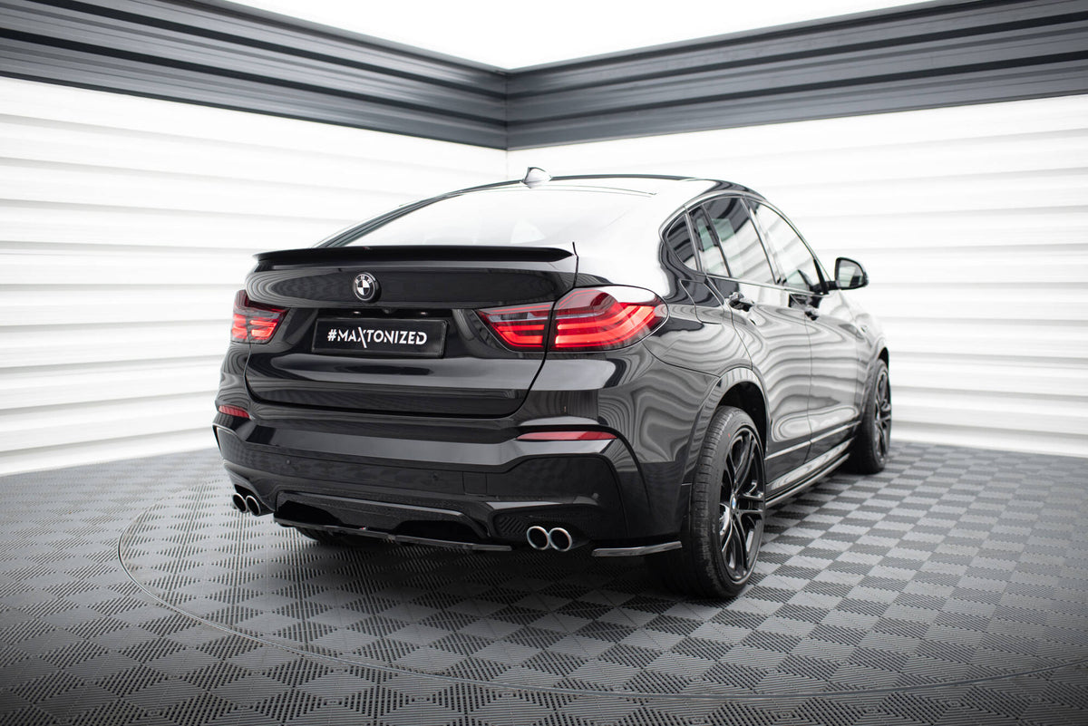 Maxton Design - Rear Splitter (with vertical bars) BMW X4 M-Pack F26 ...