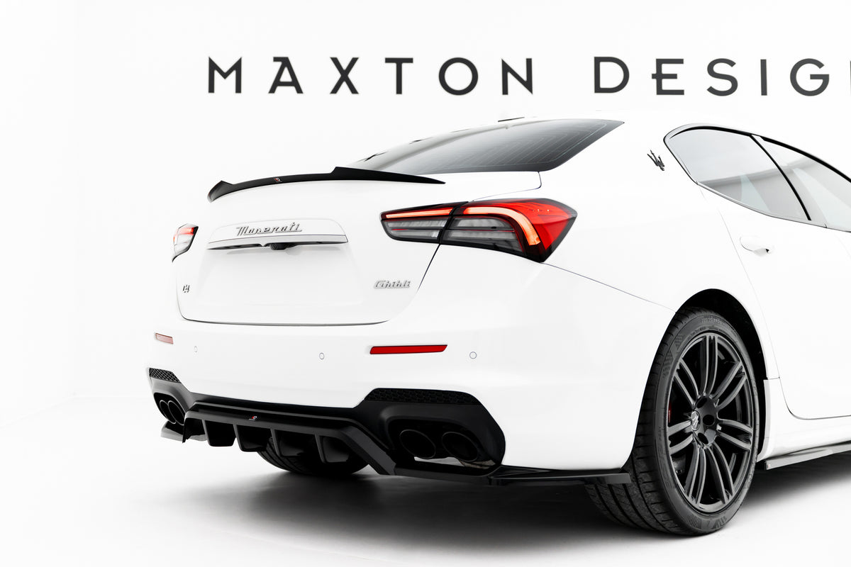 Maxton Design - Rear Splitter (with Vertical Bars) Maserati Ghibli ...