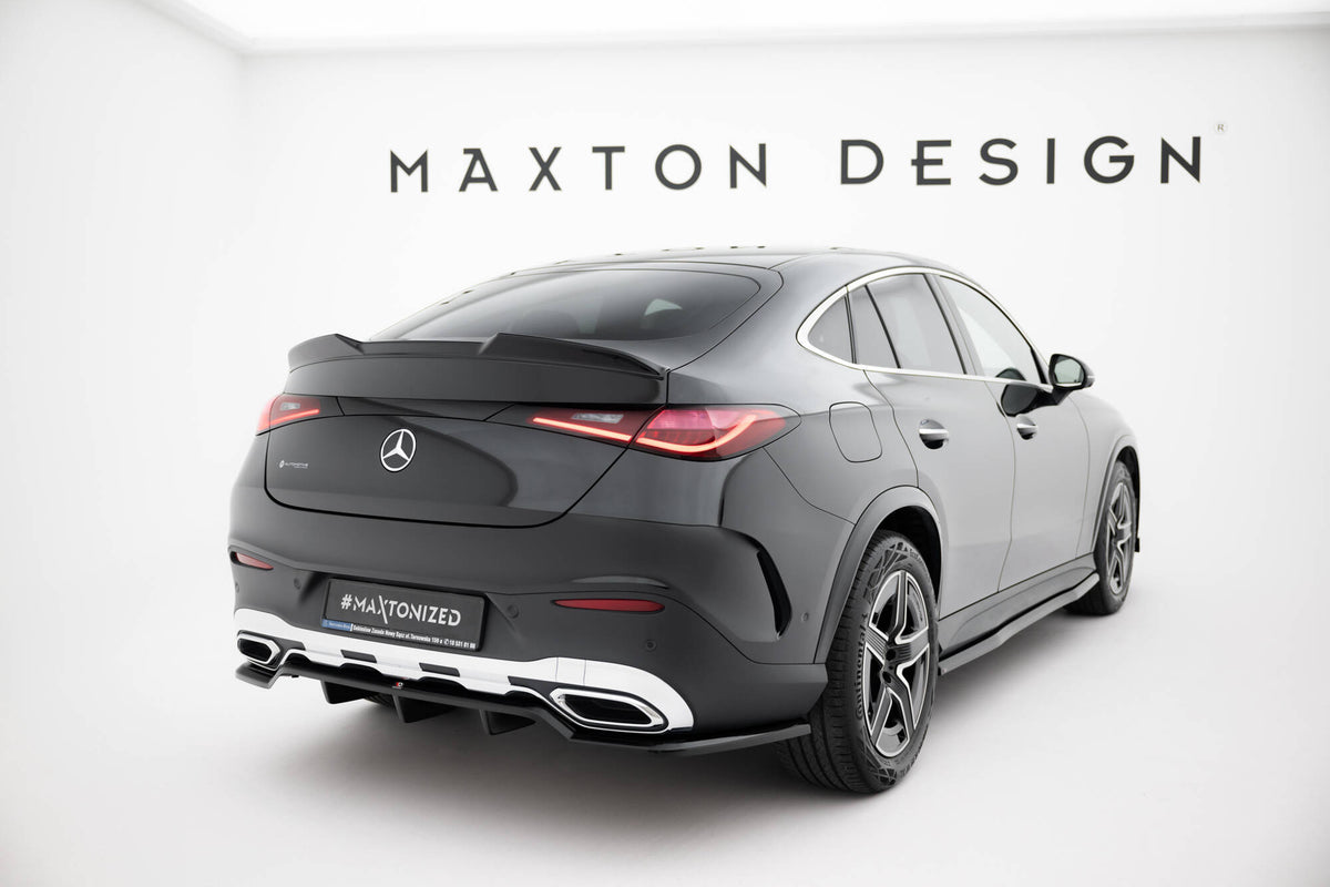 Maxton Design - Rear Splitter (with Vertical Bars) Mercedes Benz GLC ...