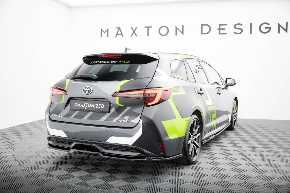 Maxton Design - Rear Splitter (with Vertical Bars) Toyota Corolla GR ...