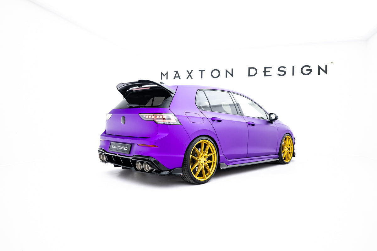 Maxton Design - Rear Splitter (with Vertical Bars) V.1 Volkswagen Golf ...