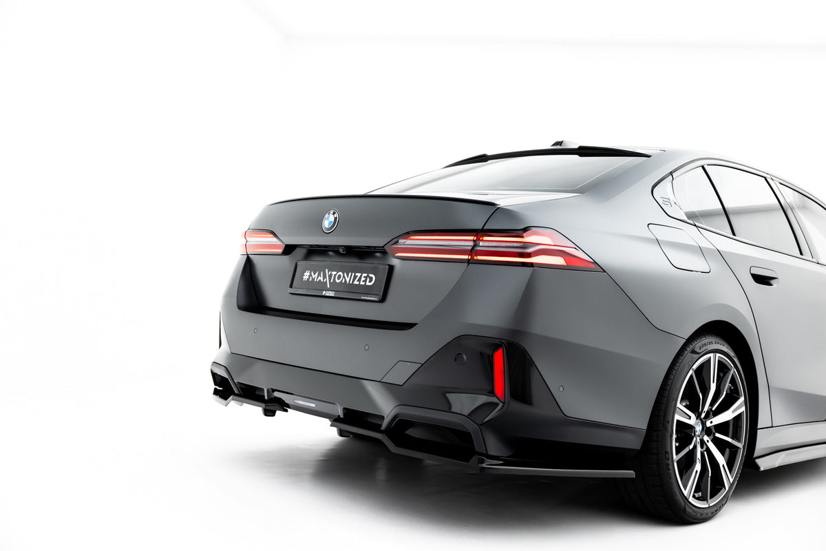 Maxton Design - Rear Splitter (with Vertical Bars) V.2 BMW Series 5 ...