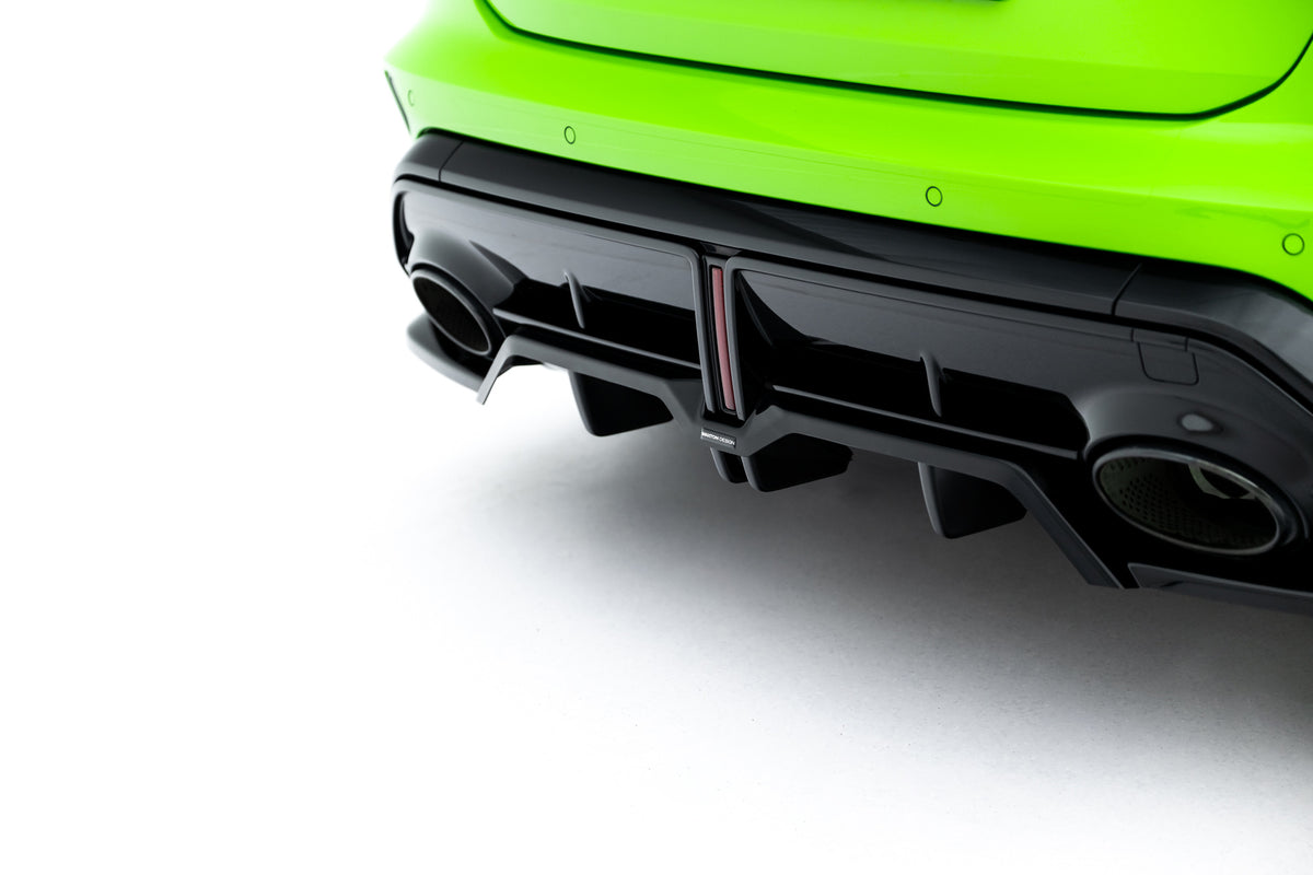 Maxton Design - Rear Splitter (with Vertical Bars) V.3 Audi RS3 ...