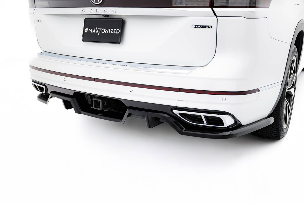 Maxton Design - Rear Splitter (with Vertical Bars) Volkswagen Atlas R ...